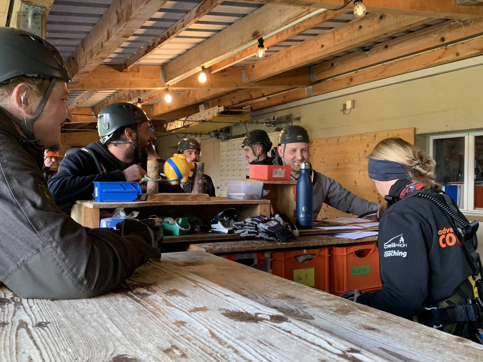 Aktiver Betriebsausflug - Dach + Holztech